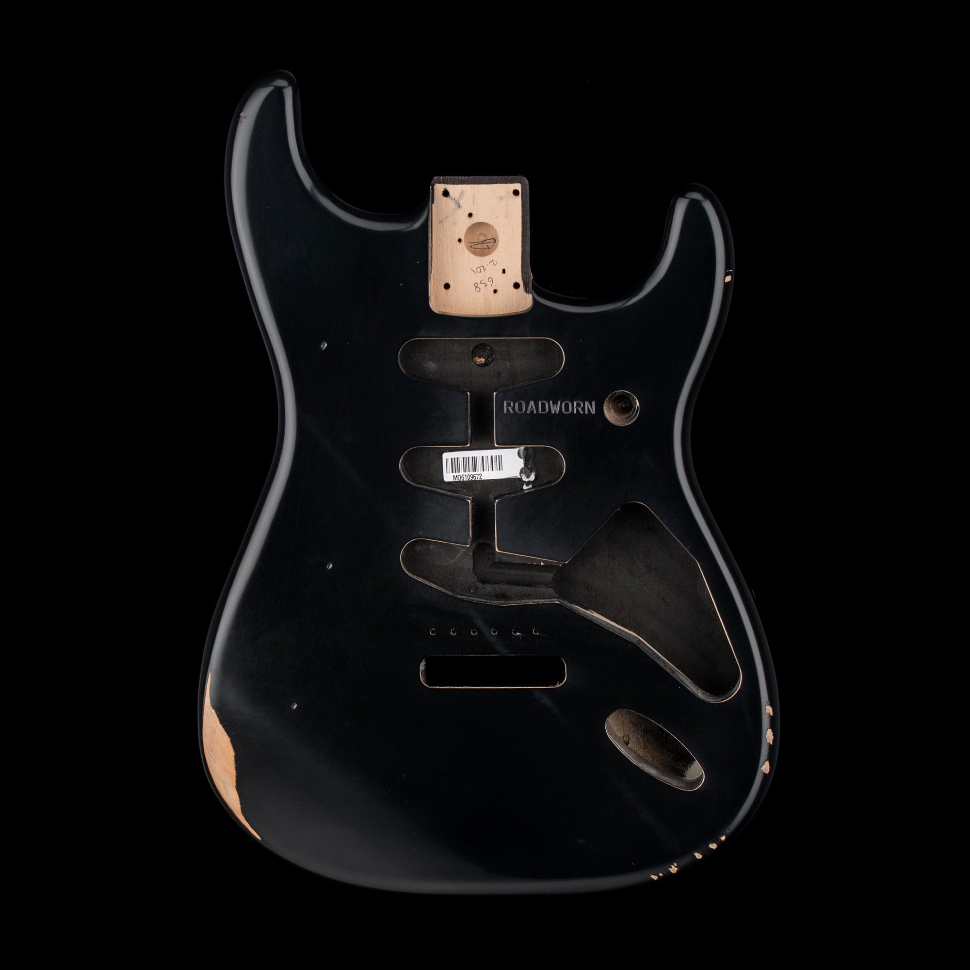Fender Road Worn 50's Stratocaster SSS Alder Body - Black #09672 ...